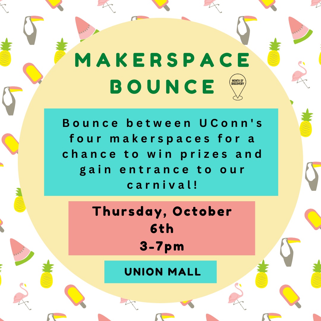 Join us on Thursday, Oct 6th for the Makerspace Bounce! | Innovate Labs